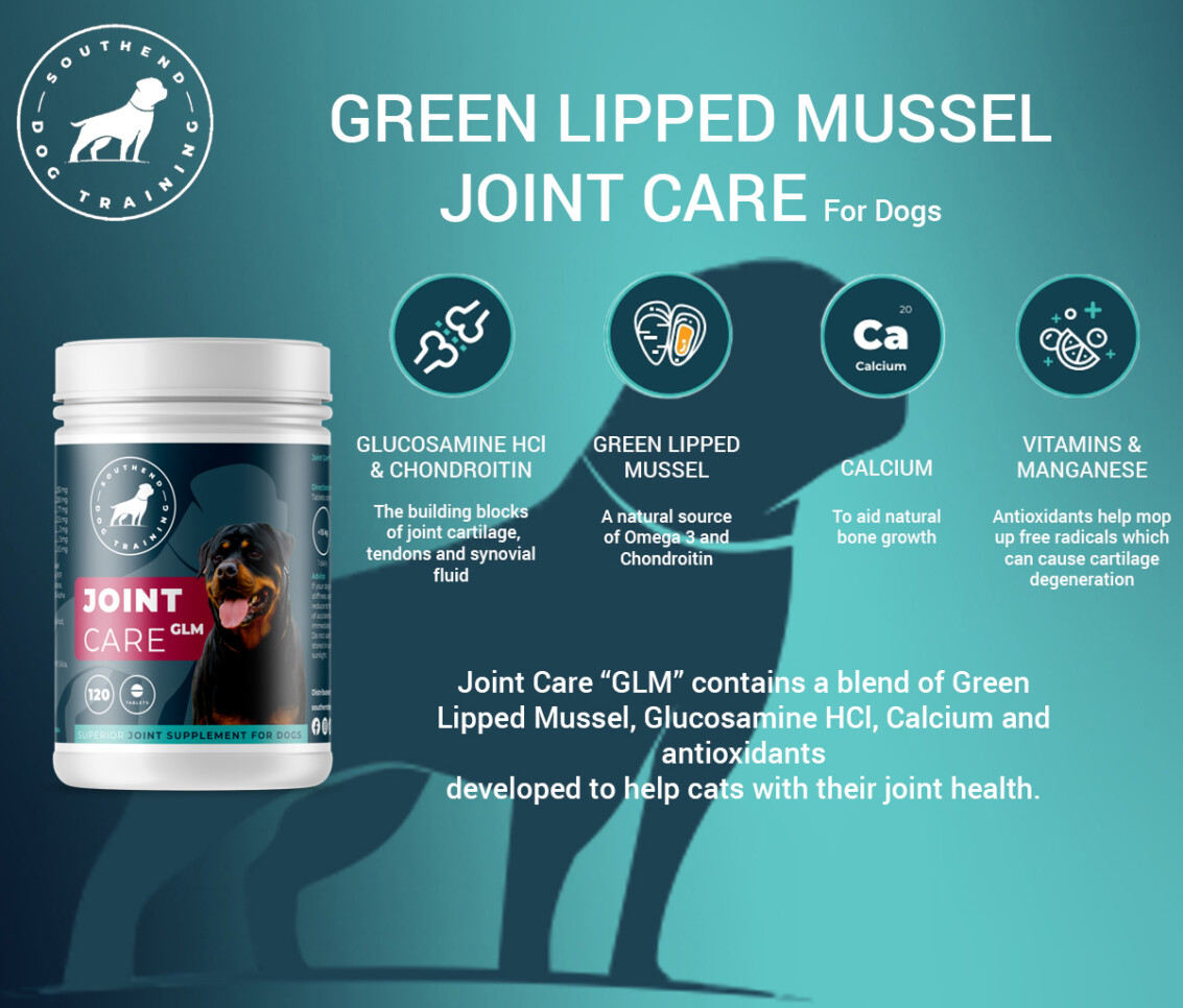 Green Lipped Mussel Joint Care Tablets For Dogs • Southend Dog Training