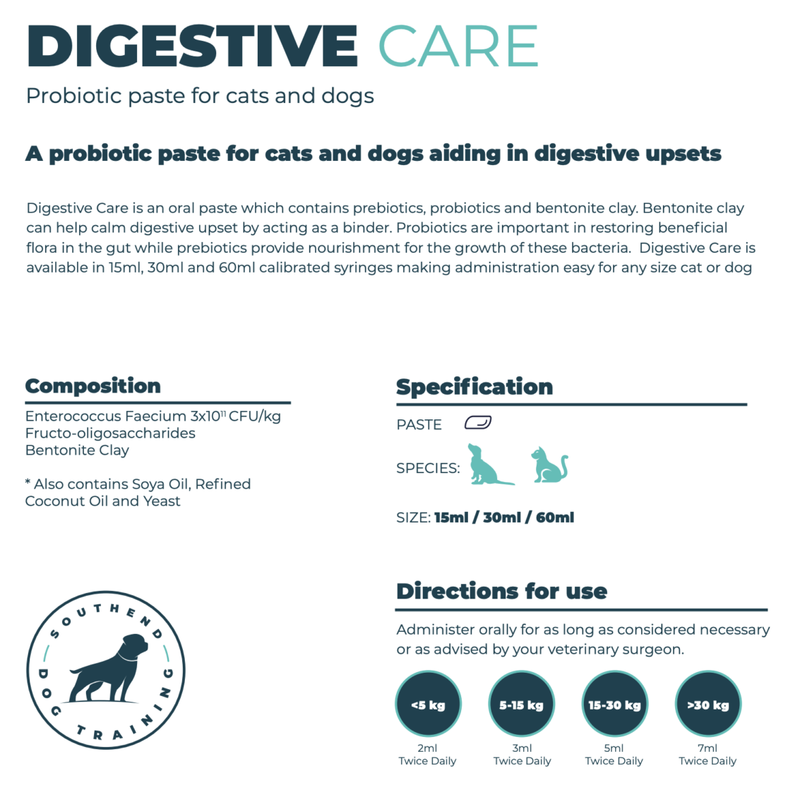 Digestive Clay Supplement For Dogs 100g • Southend Dog Training
